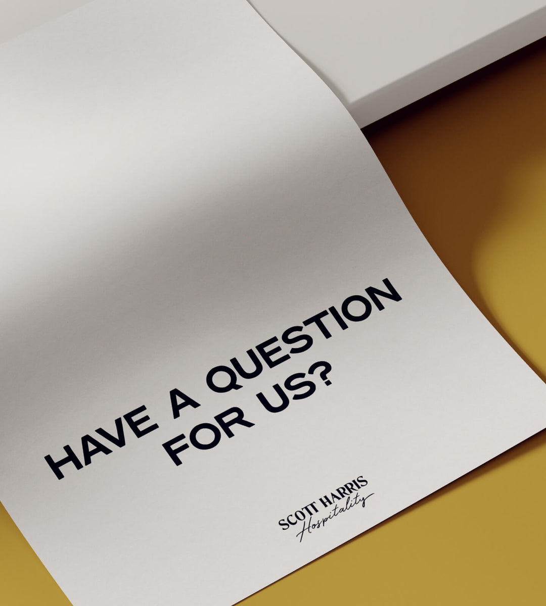 Contact Us – Scott Harris Hospitality